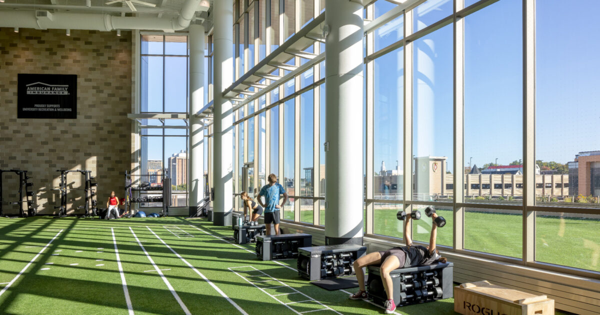 UW-Madison Bakke Recreation & Wellbeing Center… – Kahler Slater